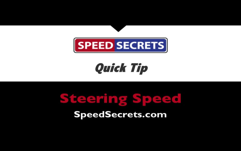 Driving Fast: Steering Wheel Speed – Speed Secrets Quick Tip | Speed ...