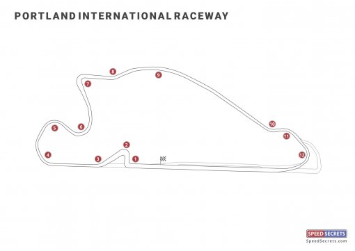 Portland International track map | Speed Secrets