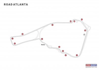 Road Atlanta track map | Speed Secrets